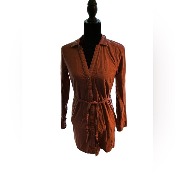 Abercrombie & Fitch | Dresses | Abercrombie Fitch Rust Orange Long ...